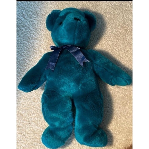 Ty | Toys | Ty Stuffed Animal Teddy Bear Large Teal Plush Soft ...